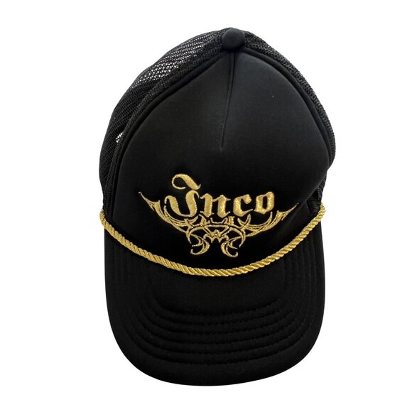 JNCO | Accessories | Jnco Los Angeles Tribal Trucker Hat In Black Gold ...